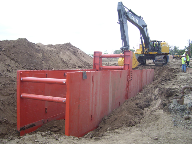 Steel Trench Boxes - Shoring Rental